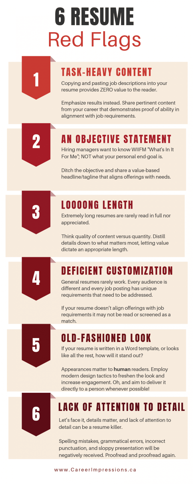 Does Your Executive Resume Have a Red Flag? - Career Impressions